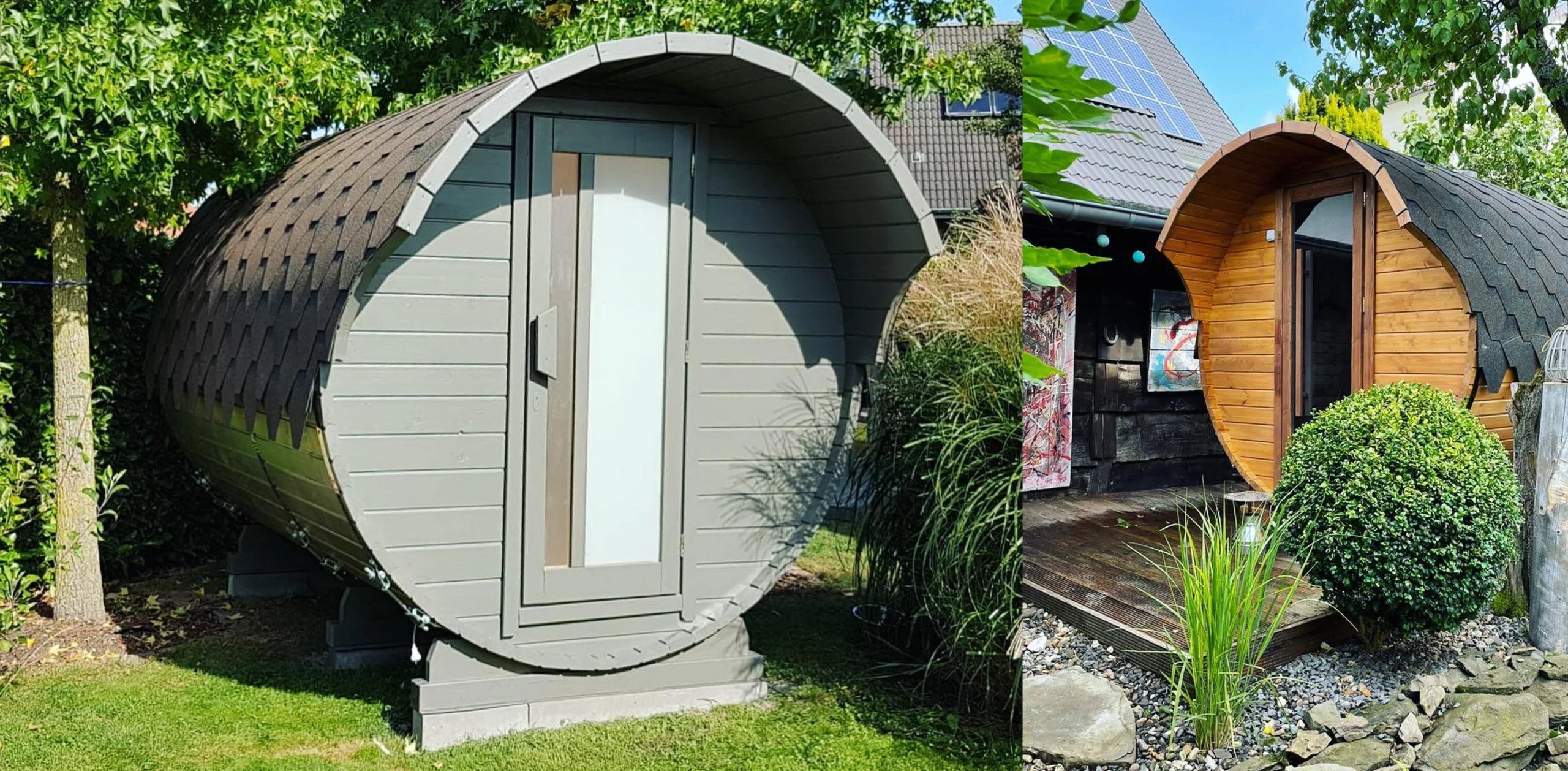 Exklusive Fasssaunas und Premium Saunas aus Fichtenholz